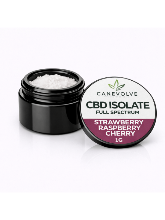 Strawberry Raspberry Cherry CBD – Isolate & Full Spectrum Distillate 1g